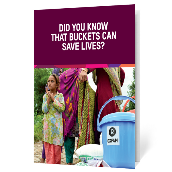 Oxfam Bucket – Oxfam Canada Unwrapped