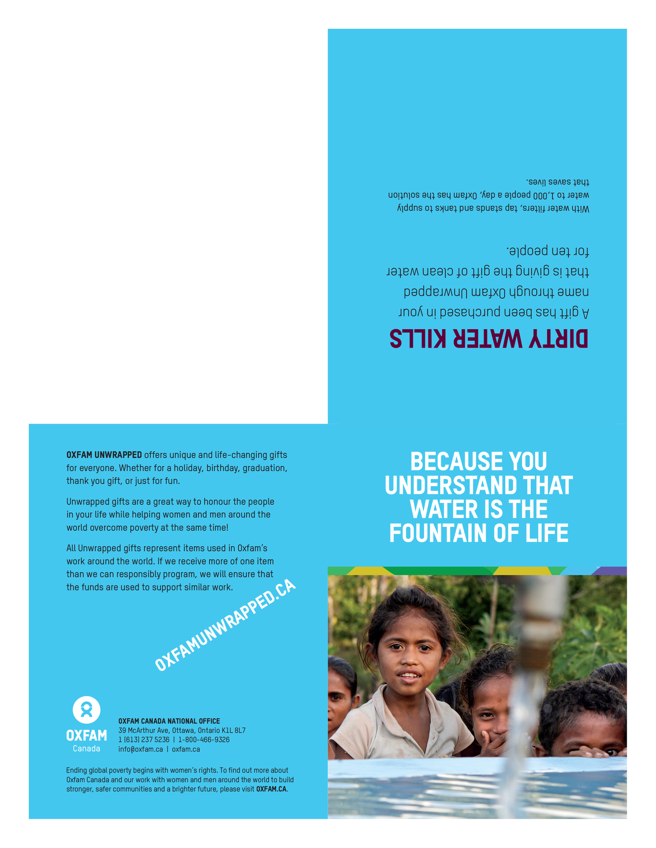 Safe Water – Oxfam Canada Unwrapped